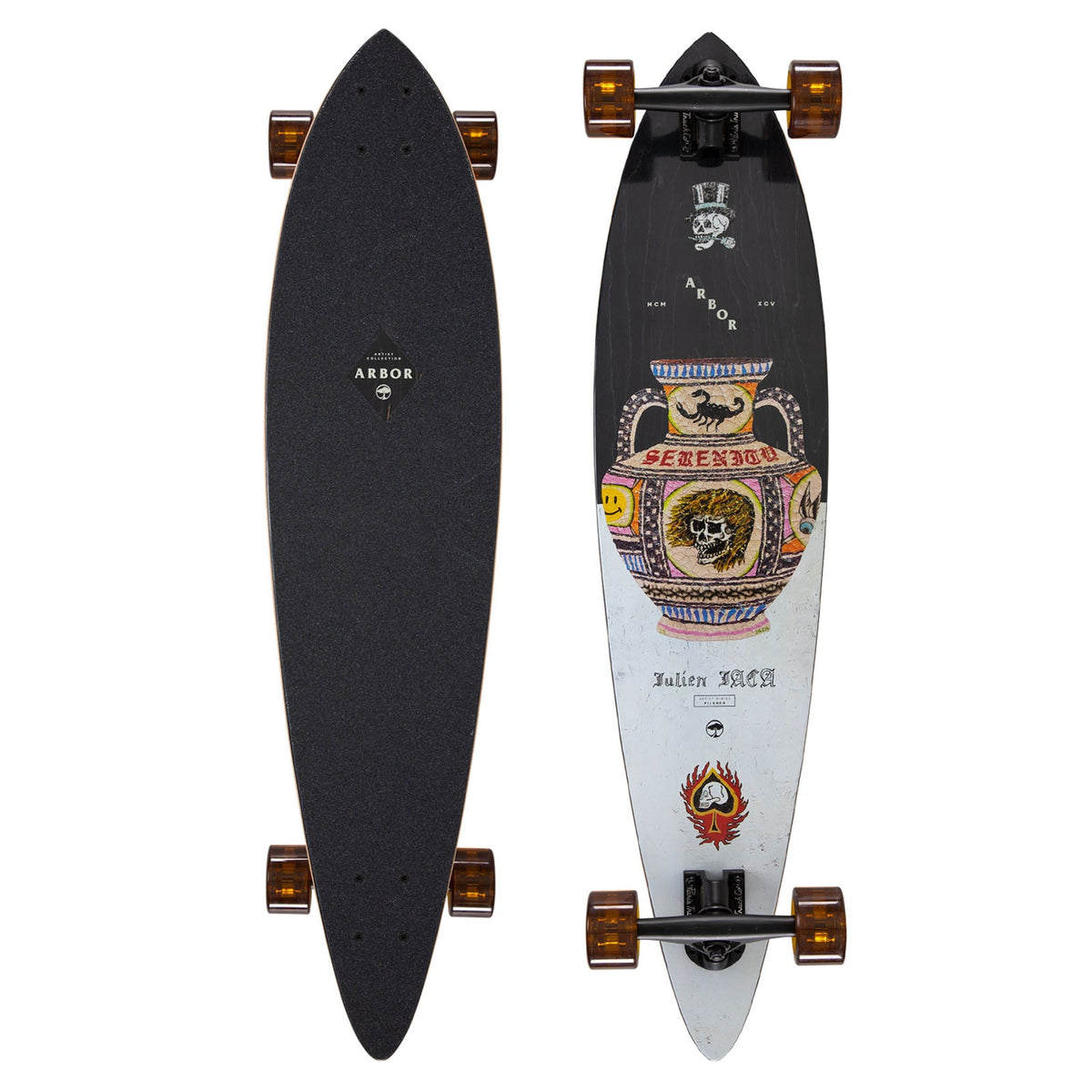 Arbor Artist Series Fish Julien Jaca Complete Longboard – Focus Boardshop