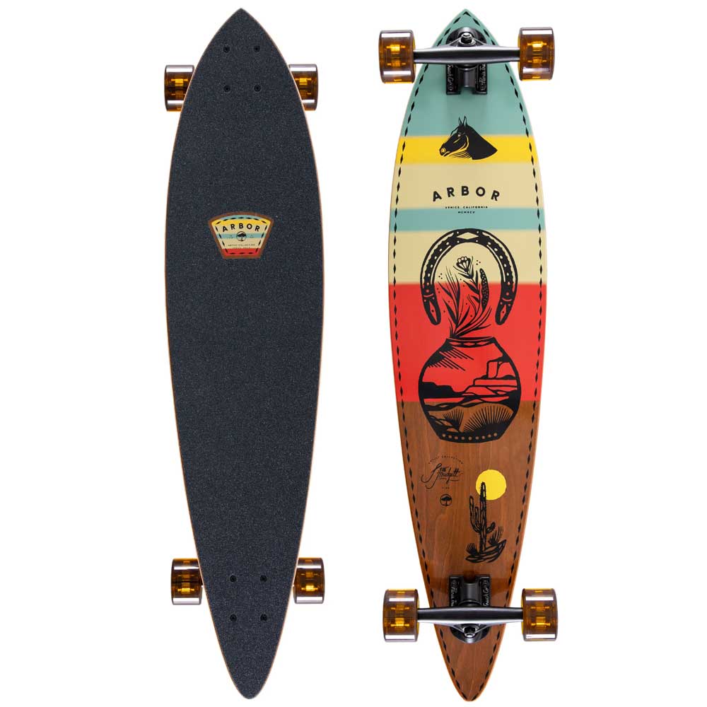 Arbor Artist Series Fish Jess Mudgett Complete Longboard – Focus Boardshop