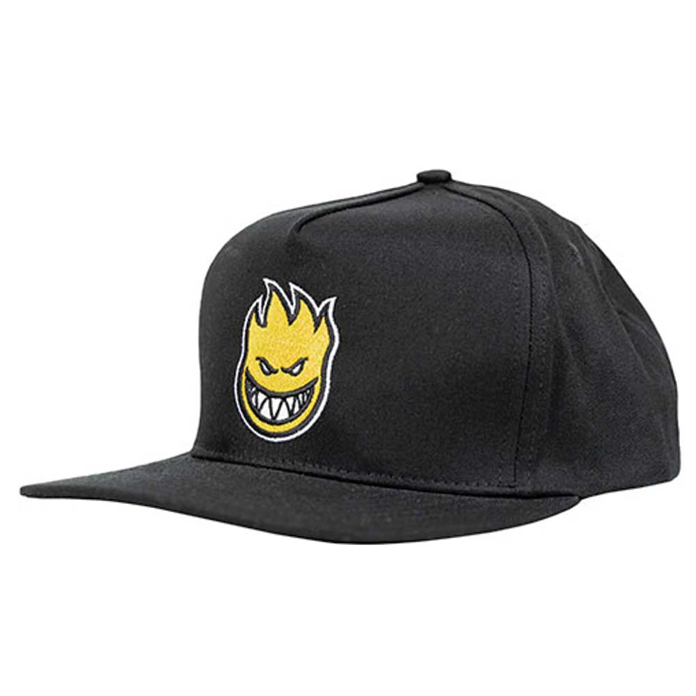 Spitfire Bighead Snapback Hat - Black/Gold – Focus Boardshop